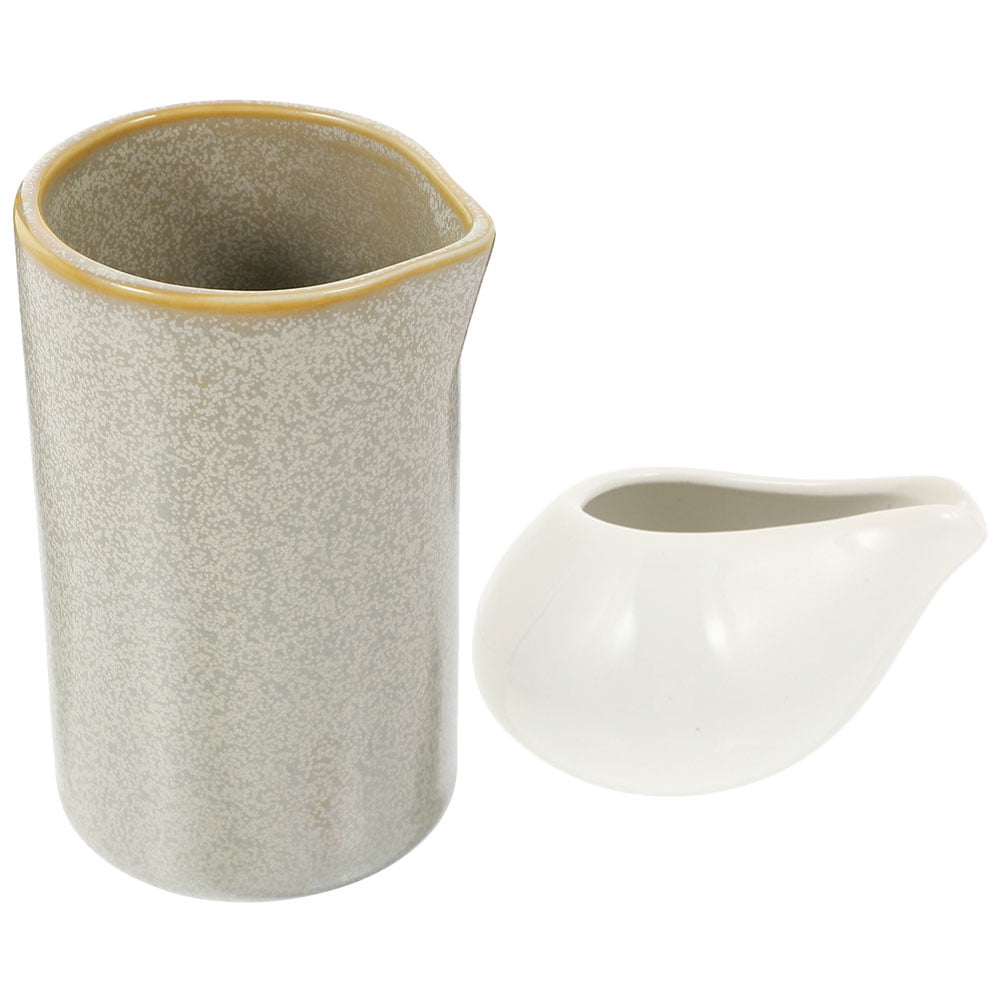 MEIBUTYUP Kitchen Sauce Pitcher Milk Pitcher Ceramic Milk Holding ...