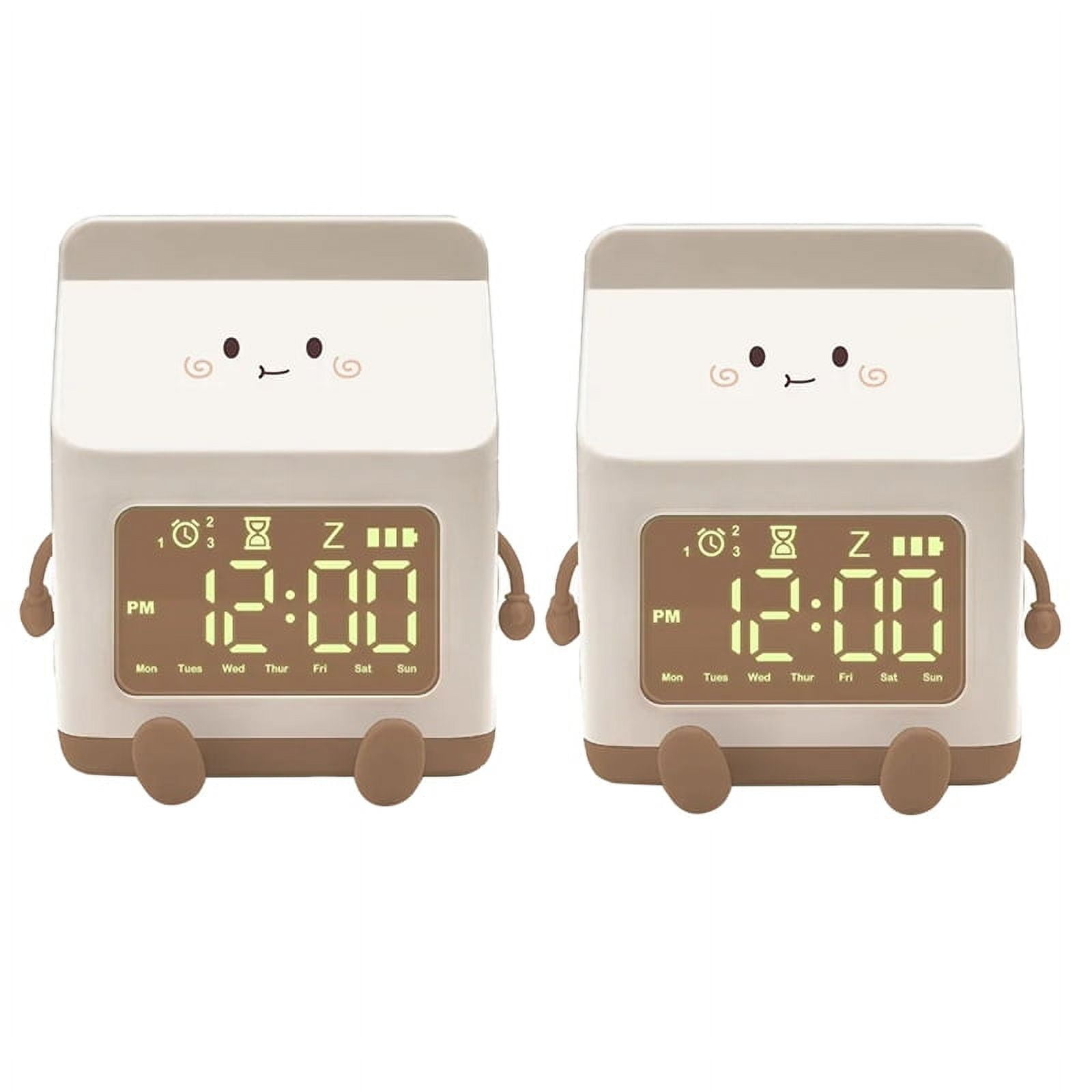 Milk Carton Electronic Alarm Clock Student Mini Countdown Cute Small ...