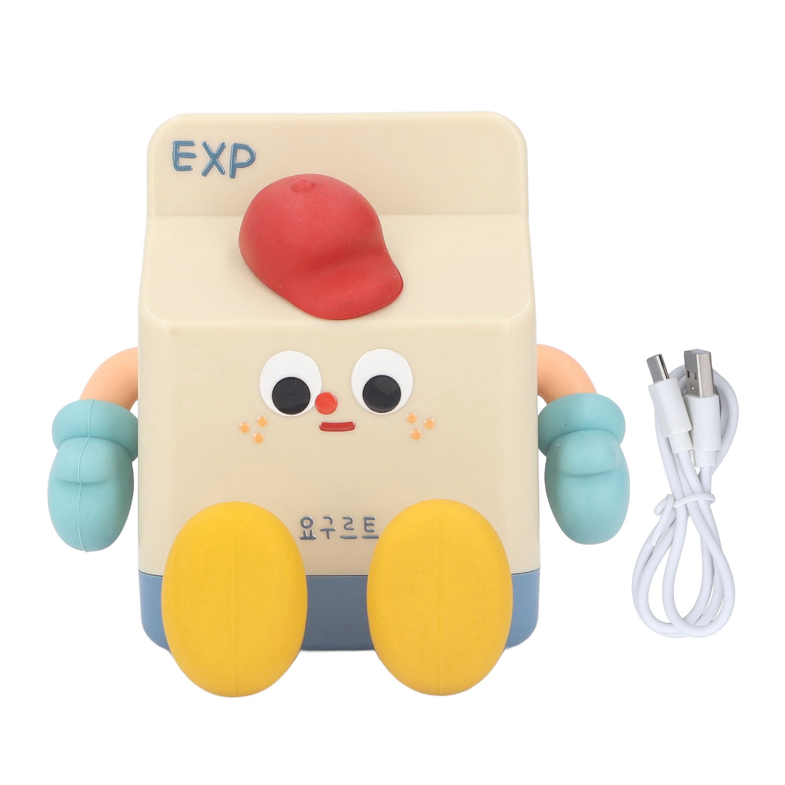 Milk Carton Night Lamp Rechargeable Decorative Phone Holder Cute Milk ...