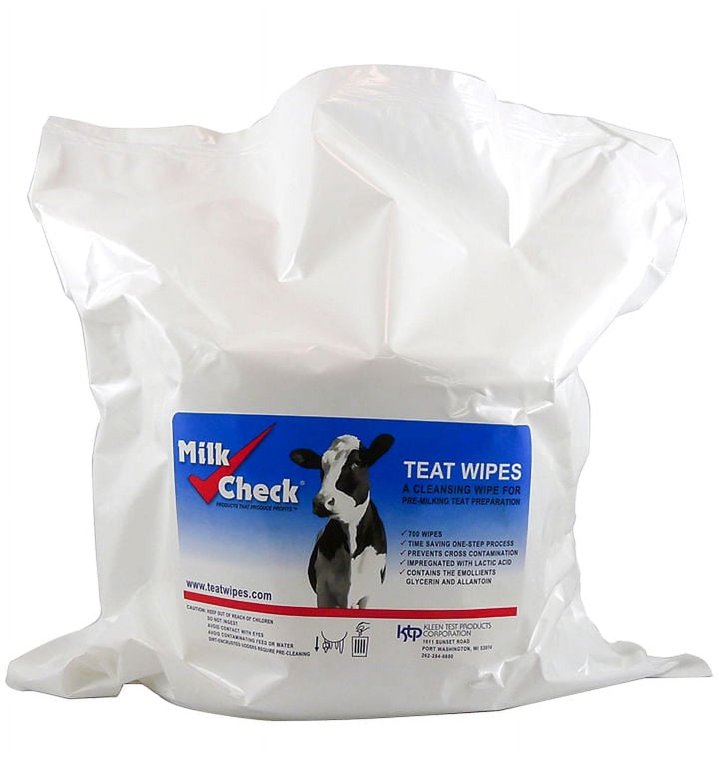 Milk Check Teat Wipe, Refill (700 sheets) - Walmart.com