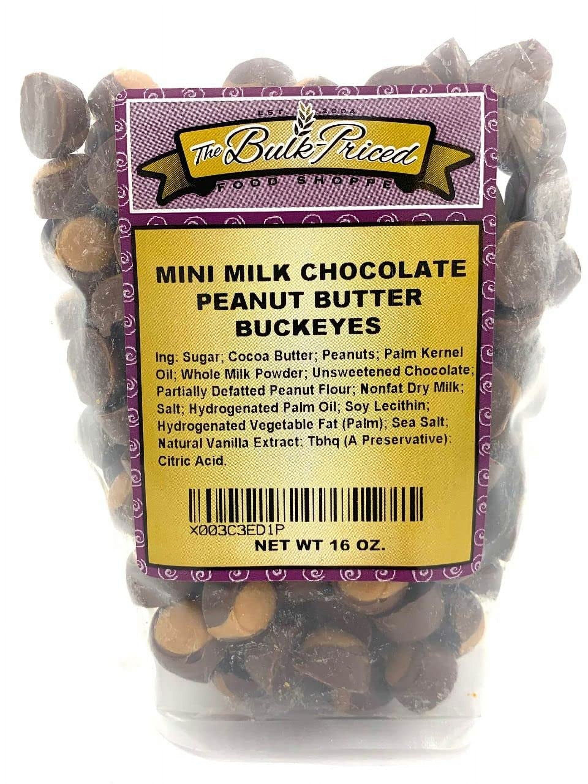 Milk Chocolate Butter Buckeyes (1lb Resealable Zip Lock Stand Up Bag ...