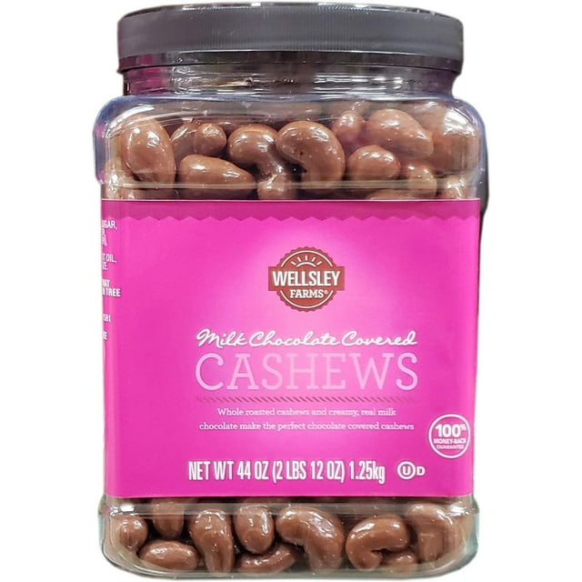 Milk Chocolate Covered Cashews, 44 Oz.,, () - Walmart.com