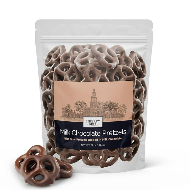 Milk Chocolate Covered Mini Pretzels, 22 Ounce Bag - Walmart.com