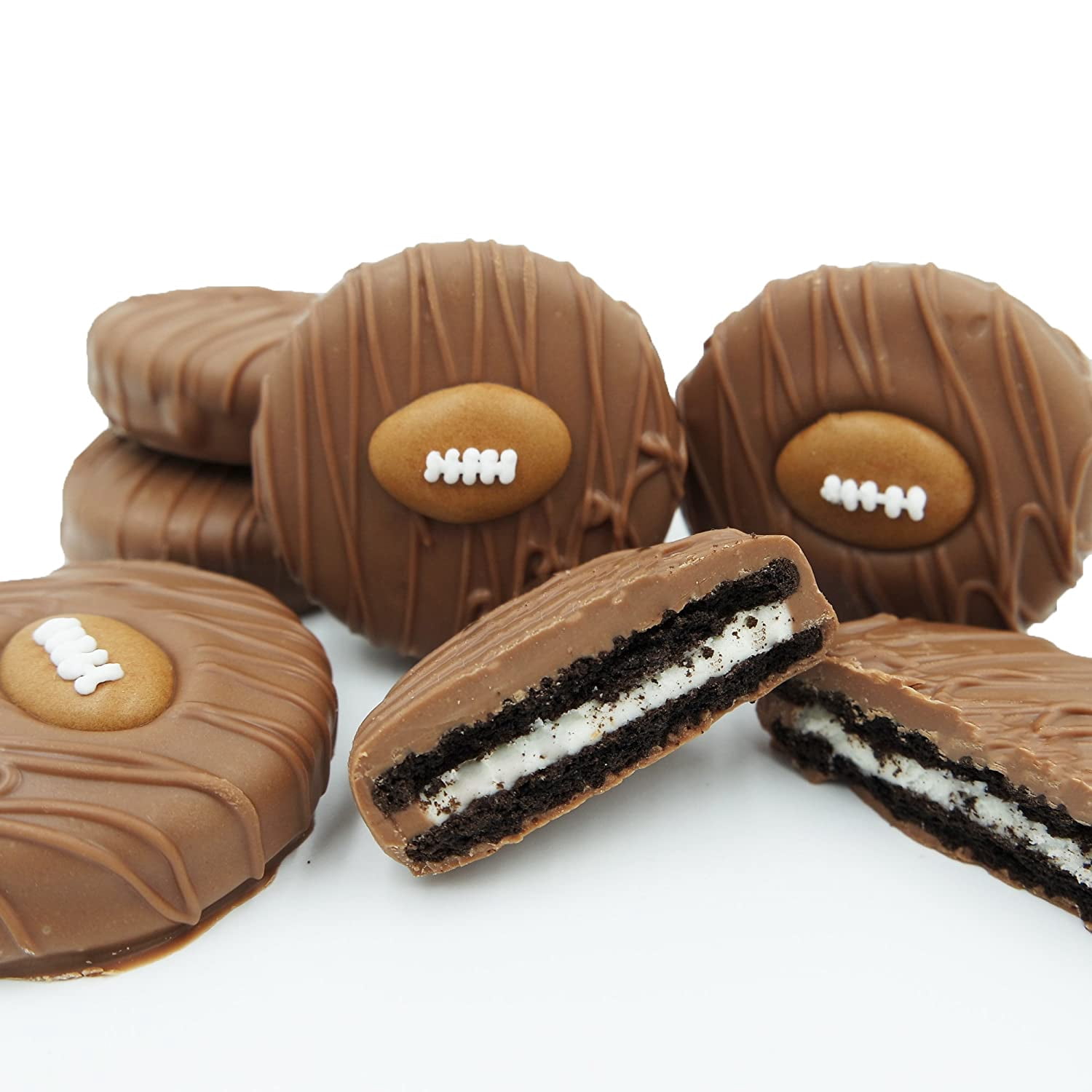 Milk Chocolate Covered OREO Cookies Football Gift Net Wt 8 oz - Walmart.com