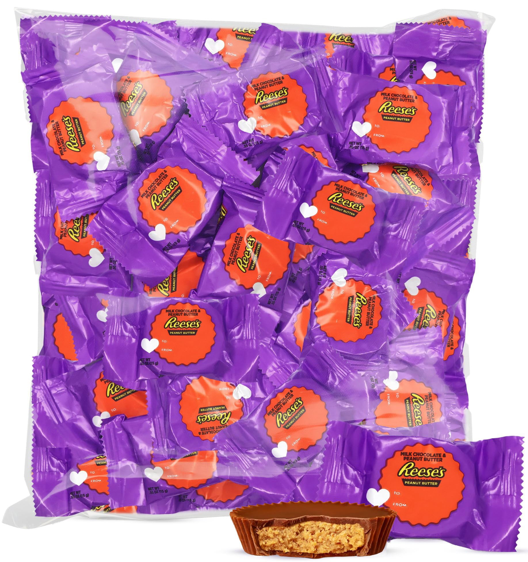 Milk Chocolate Peanut Butter DPF11 Cups Bulk 2 Pound - Approx. 58 ...