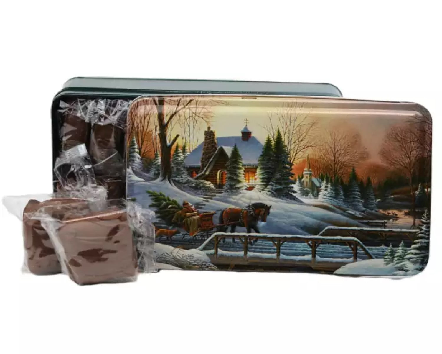 Milk Chocolate Squares Tin - Walmart.com