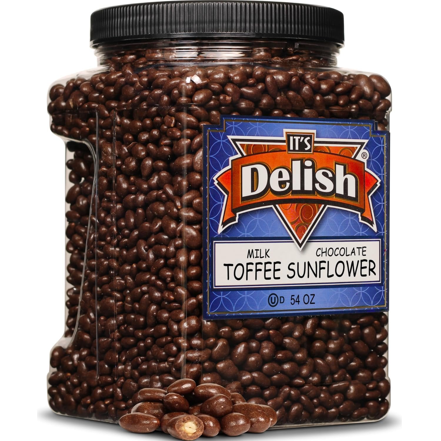Milk Chocolate Toffee Coated Sunflower by It's Delish, 54 OZ Jumbo ...