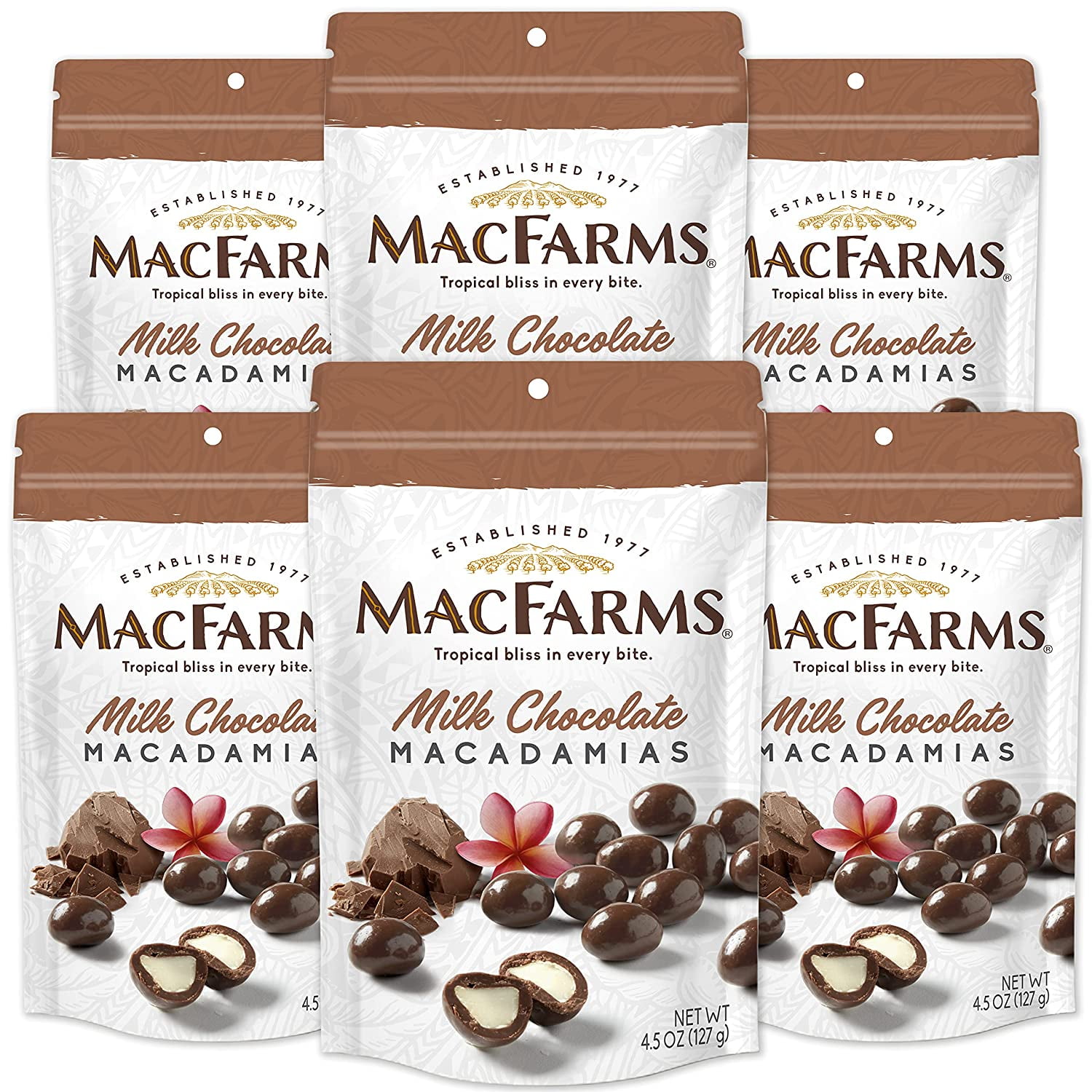 Milk Chocolate adamia Nuts, 4.5 OZ (6 Bags) - Walmart.com