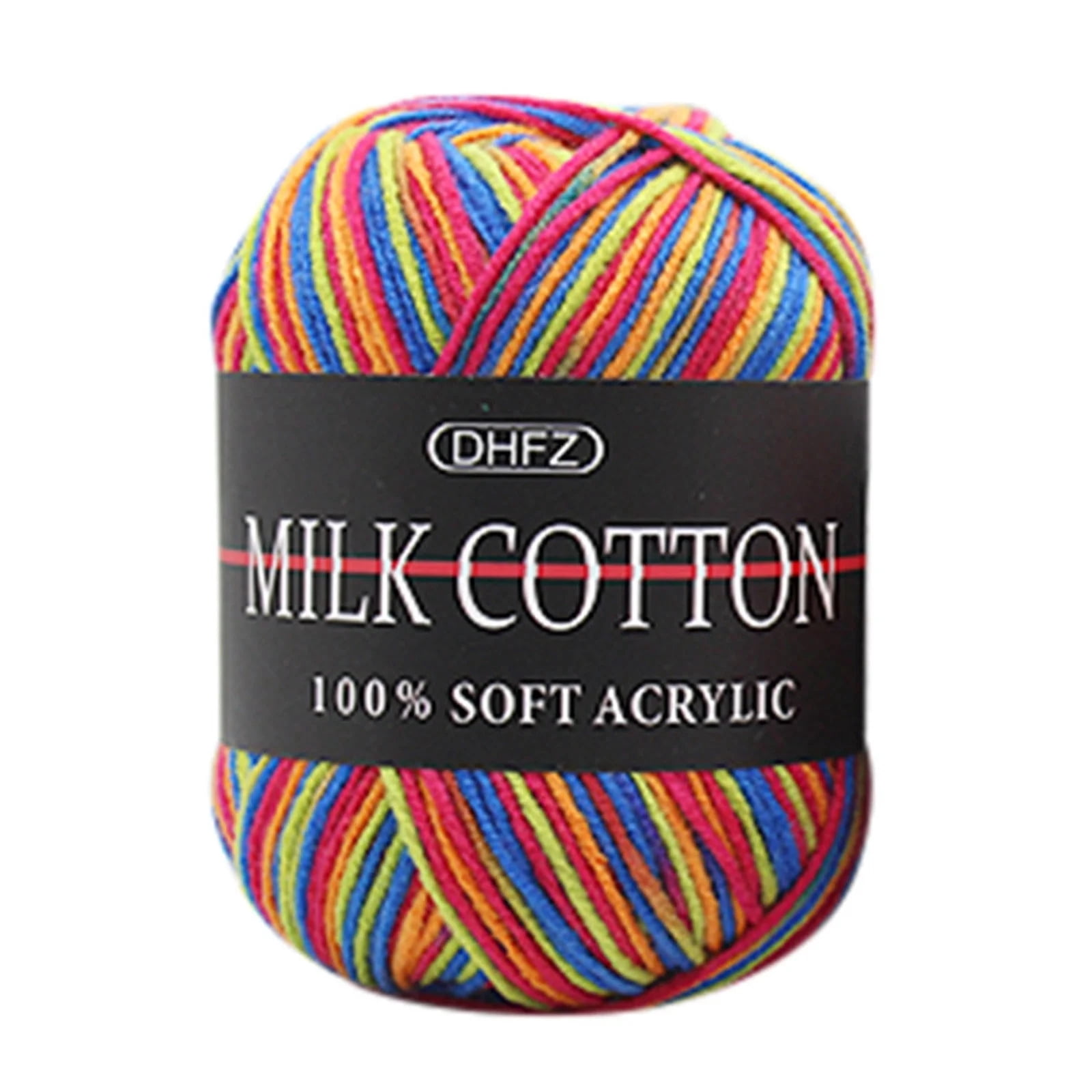 Milk Cotton Gradient Yarn, Colorful Milk Cotton Knit Thread, For ...