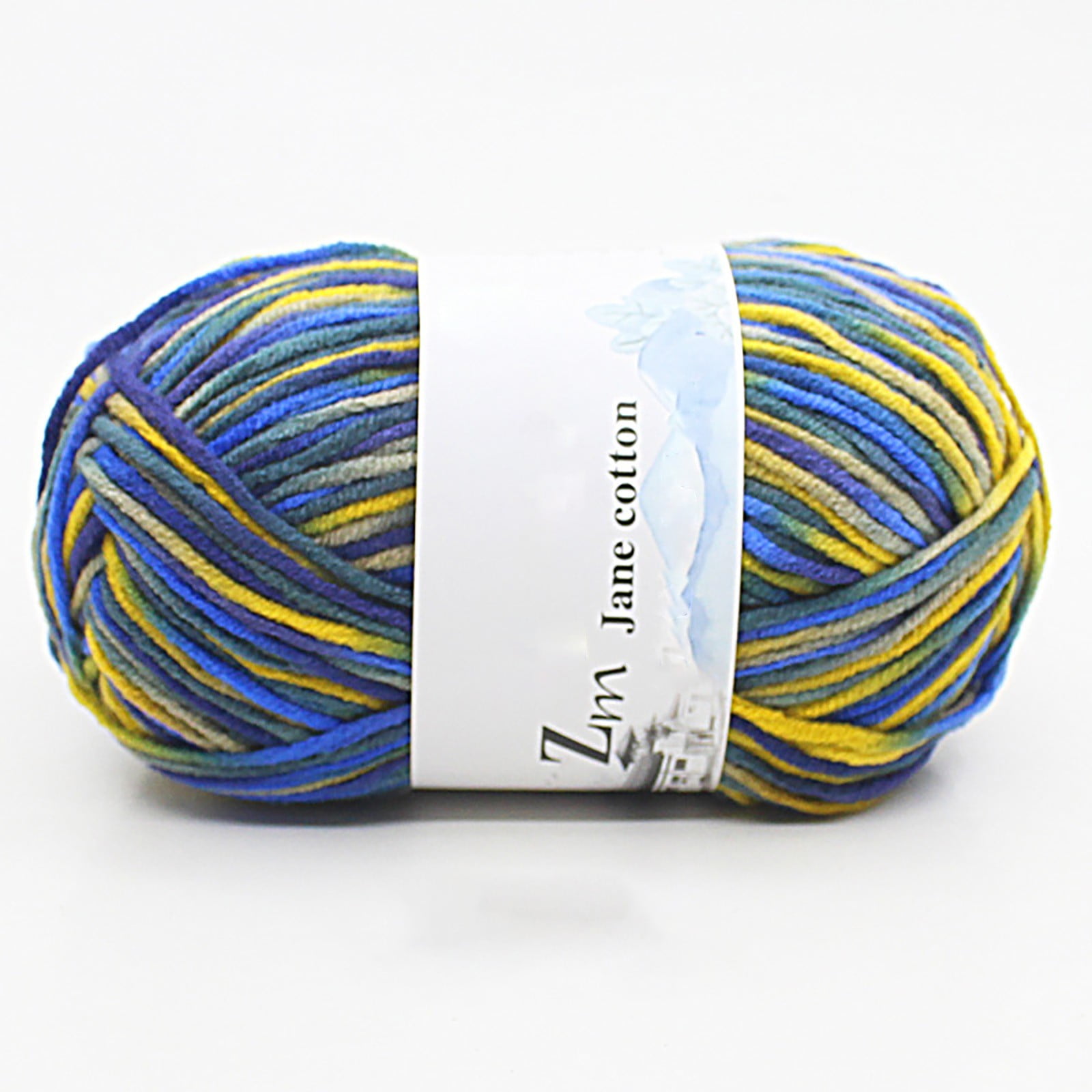 Milk Cotton Yarn Dyed With Patterns And Colors Medium Coarse Crochet ...