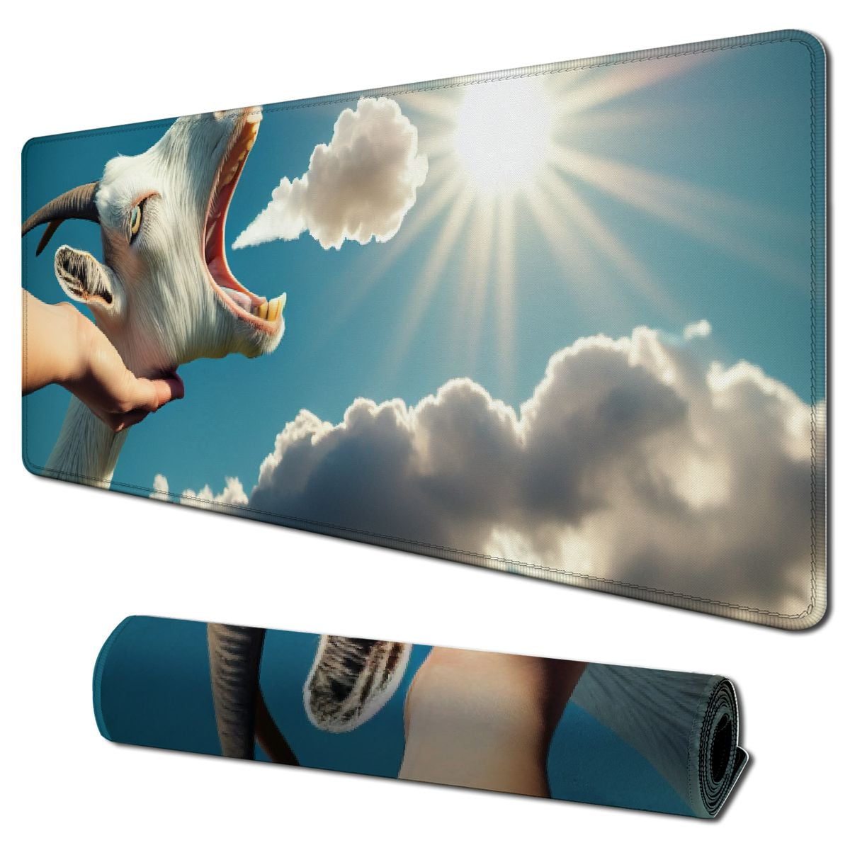 Milk Cow Gaming Mouse Pad,Milk Cow Pasture Meadow Grassland Non-Slip ...