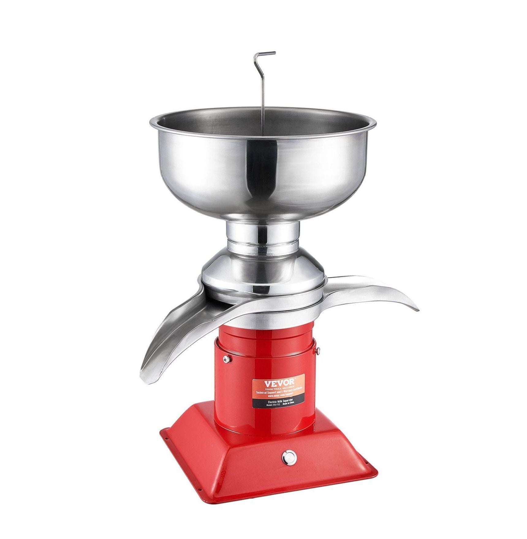 Milk Cream Centrifugal Separator, 304 Stainless Steel Electric Cream ...