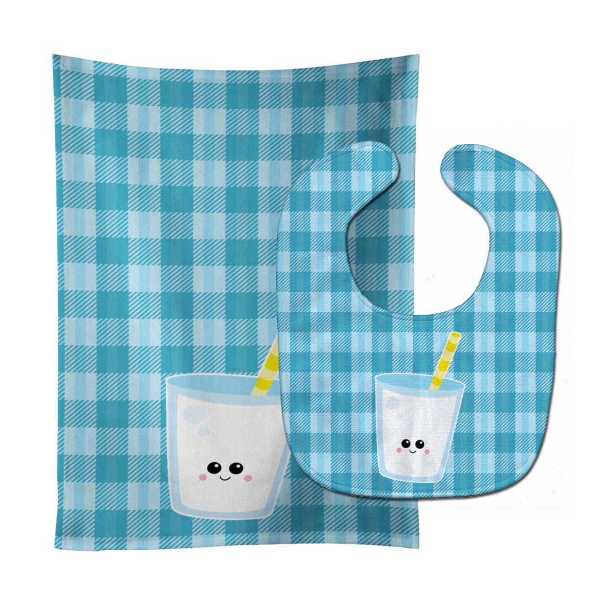 Milk Face Baby Bib and Burp Cloth - Walmart.com
