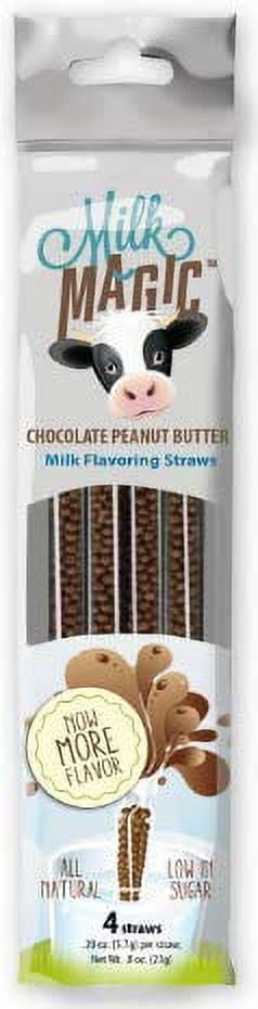 Got Milk? Magic Milk Chocolate Peanut Butter Flavoring Straws, 0.18 Oz ...