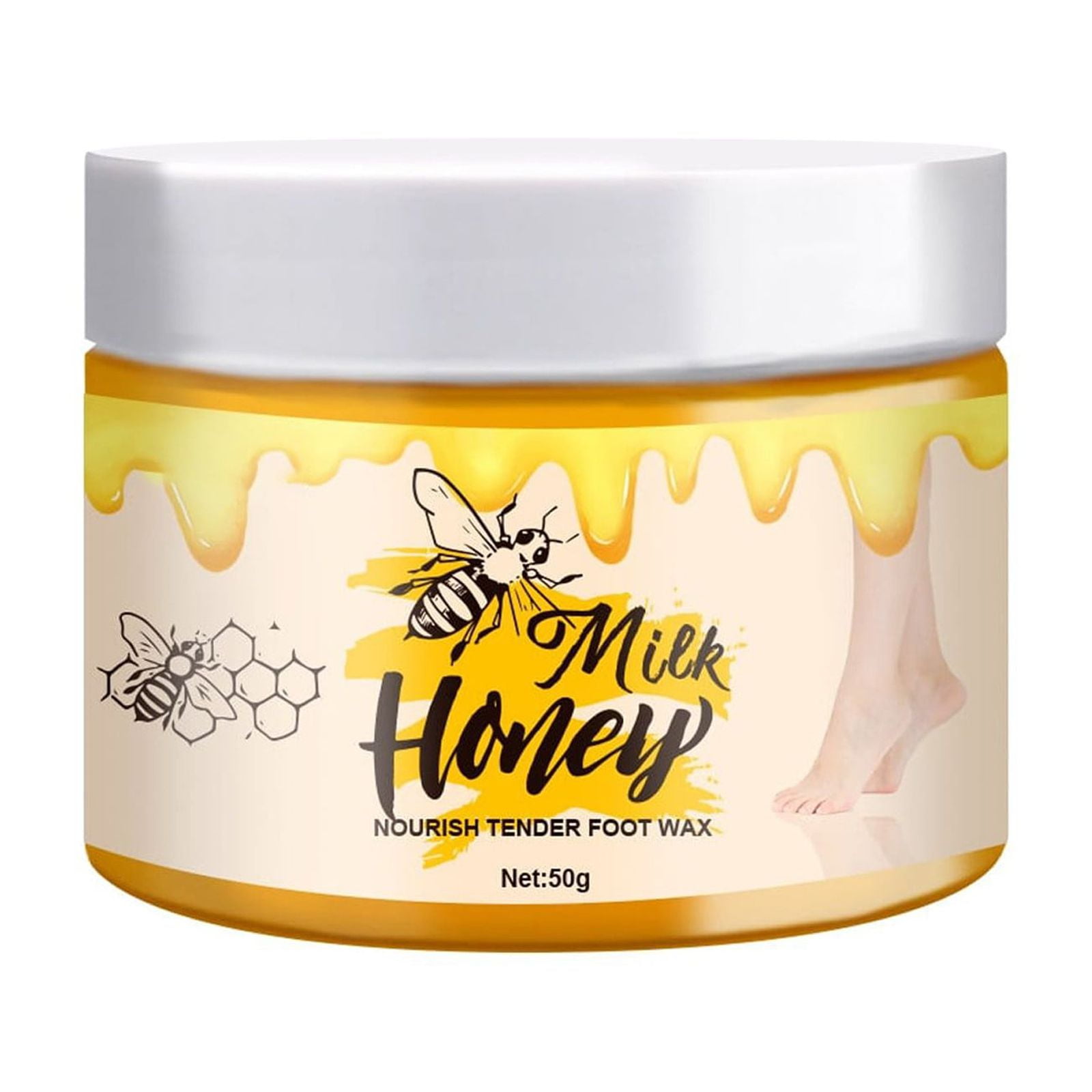 Milk Foot Wax Film And Nourishing Foot Care Removing Dead Skin Foot Wax ...