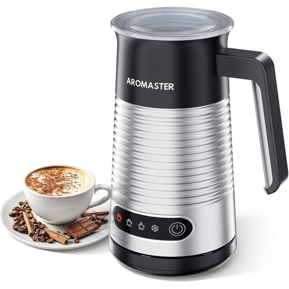 Milk Frother, 4 IN 1 Electric Frother and Steamer for Coffee, Lattes ...