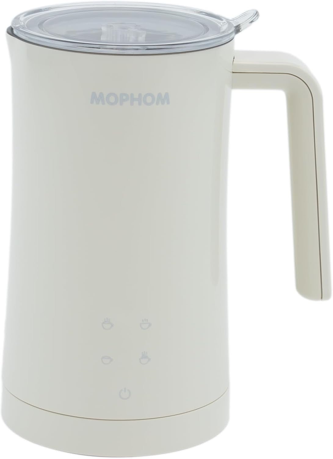 Milk Frother, 4 in 1 Electric Steamer,11.84oz/350ml Automatic Warm and ...