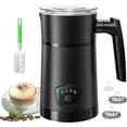 Milk Frother, 4 in 1 Electric Steamer, Hot and Cold Foam Maker, min ...