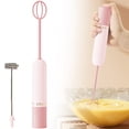Milk Frother, Handheld Electric Foam Whisk with 2 Heads, Detachable ...
