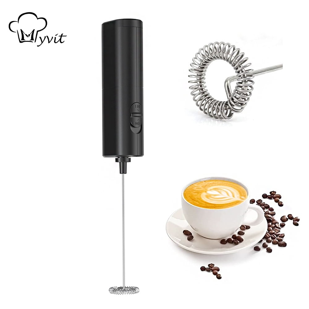 Milk Frother Handheld Electric Milk Bubble Foam Maker for Coffee ...