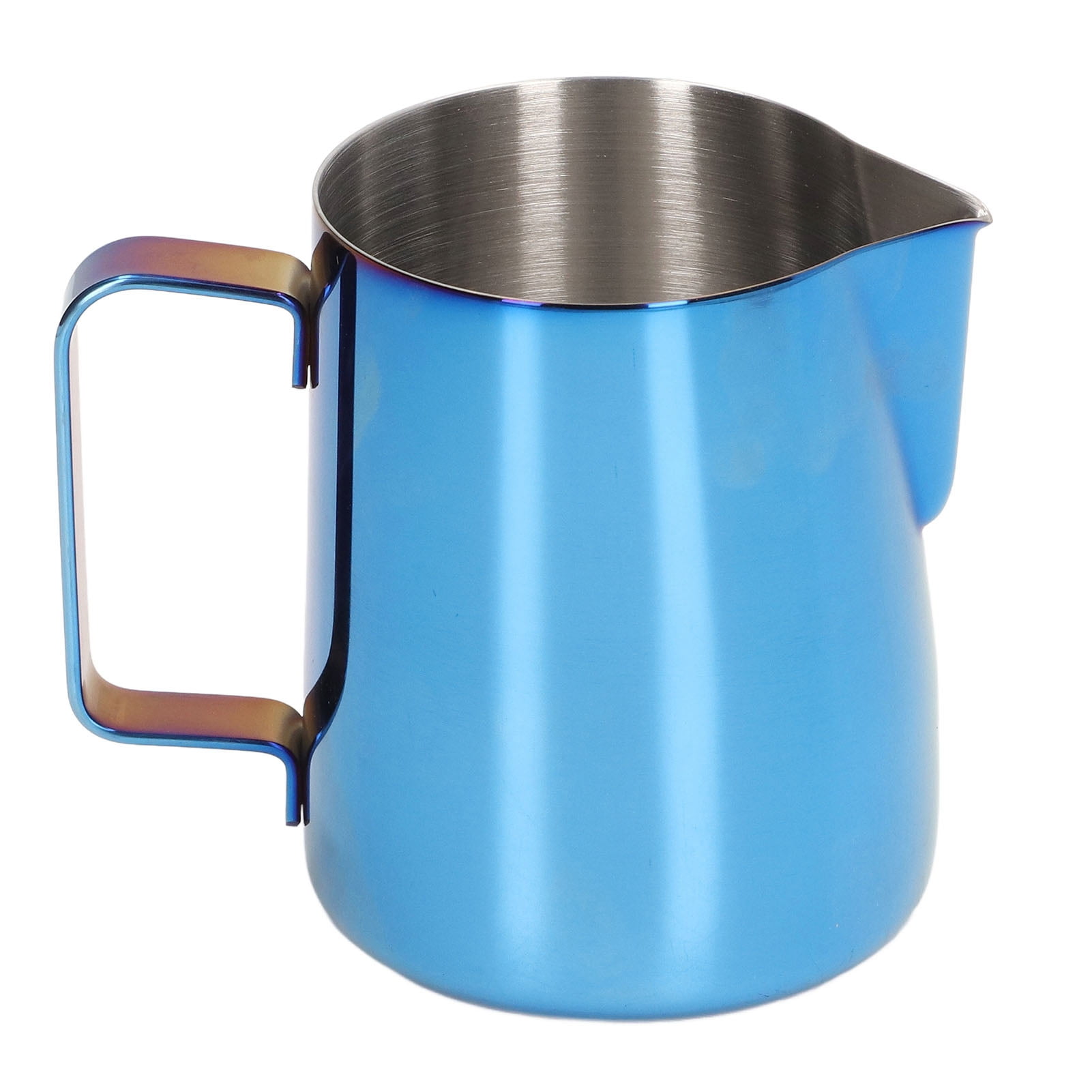 Milk Frother Pitcher 350ml 304 Stainless Steel with Scale Dripless ...