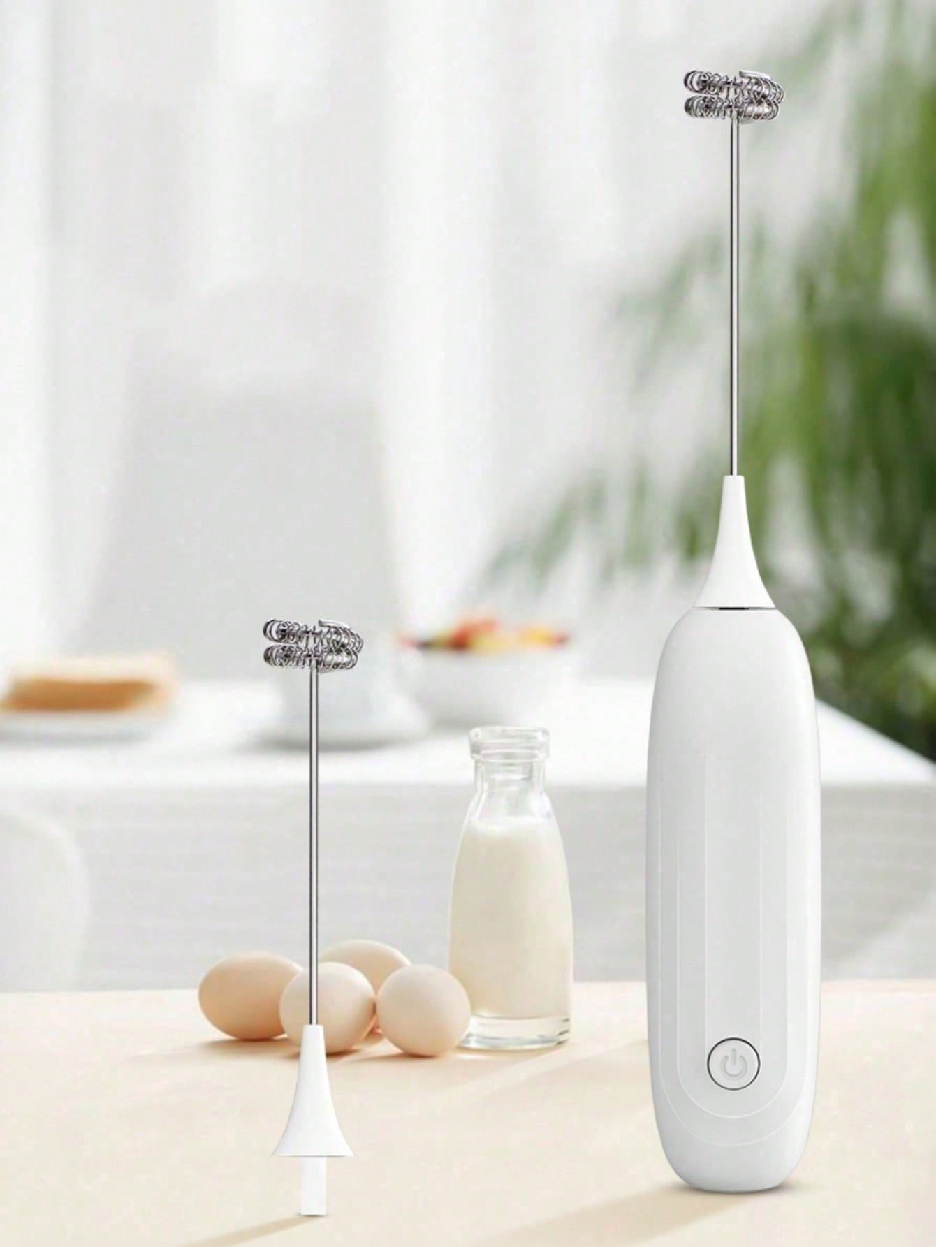 Milk Frother, Powerful Handheld Milk Frother, Mini Milk Foamer,Coffee ...