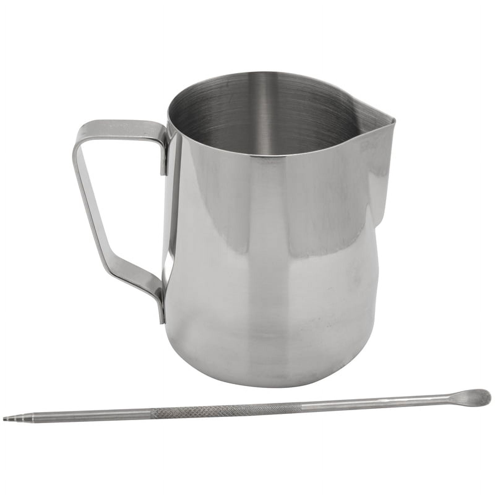 Milk Frothing Pitcher 350Ml (12Oz)Steaming Pitchers Stainless Steel ...