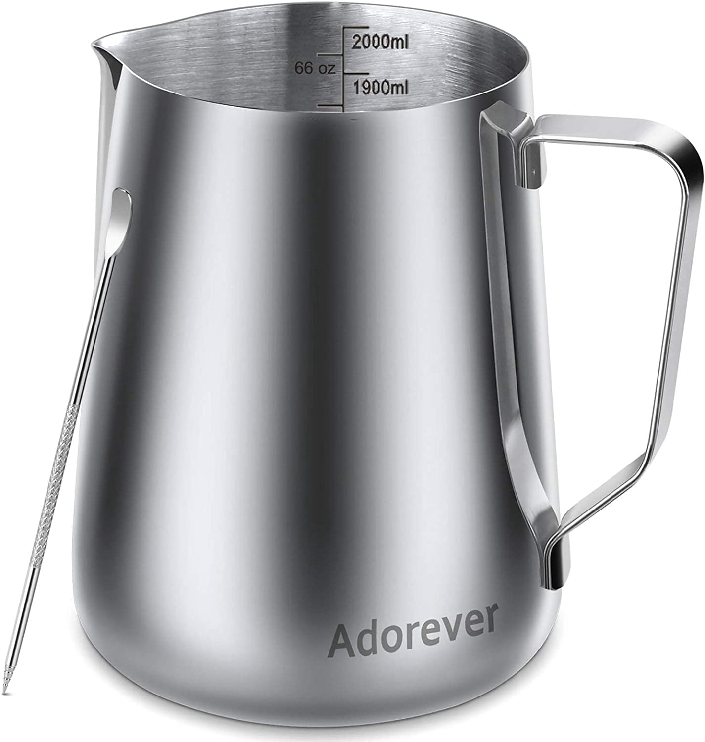 Milk Frothing Pitcher 350ml/600ml/900ml/1500ml (12oz/20oz/32oz/50oz ...
