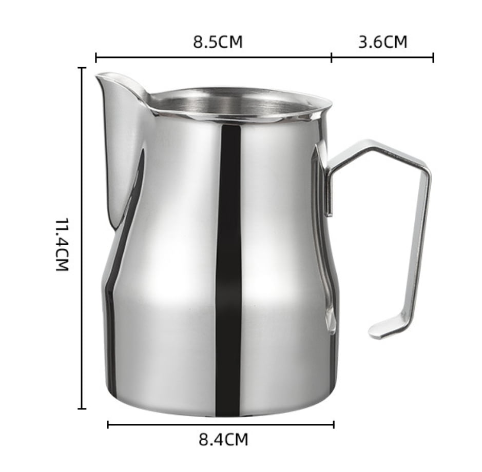 Milk Frothing Pitcher, Steaming Pitchers Stainless Steel Milk Coffee ...