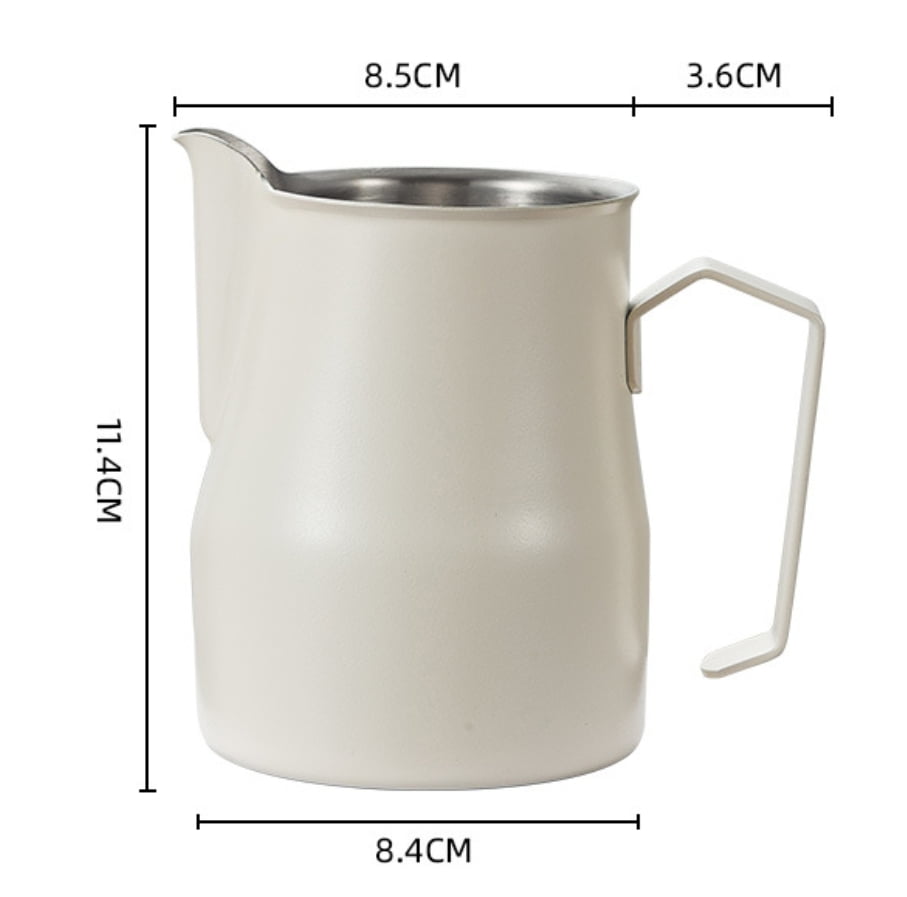 Milk Frothing Pitcher, Steaming Pitchers Stainless Steel Milk Coffee ...