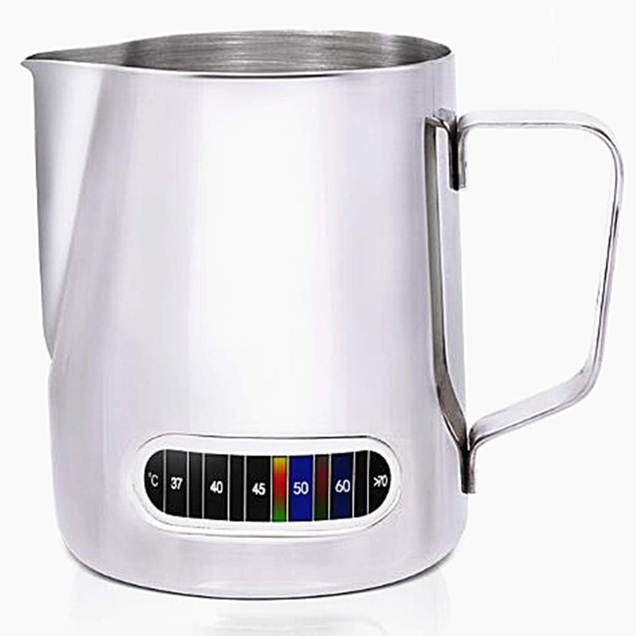 Milk Frothing Pitchers with Integrated Thermometer,Latte Art Jug ...