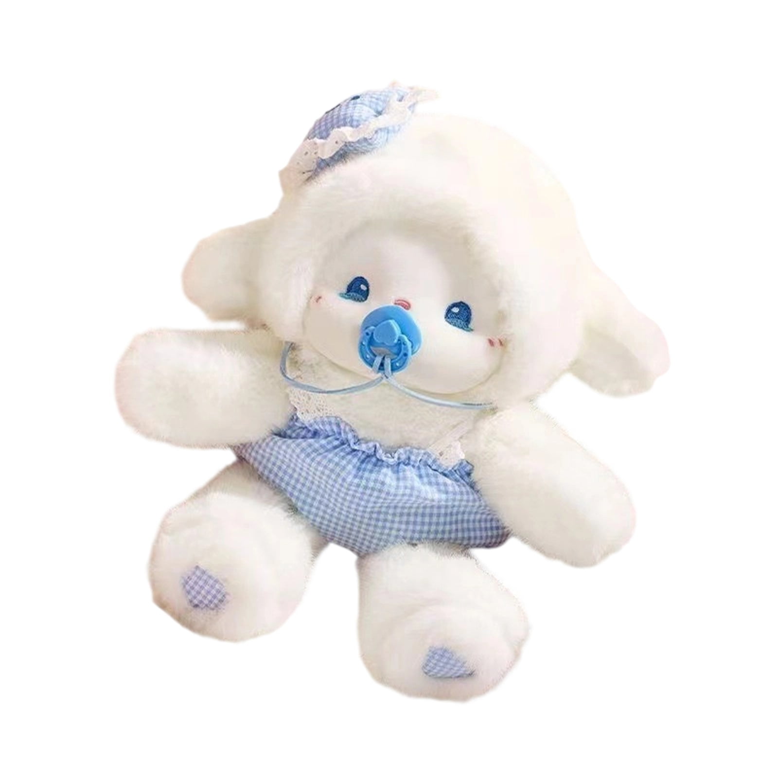 Milk Fu Open-Eyes Sheep Doll - Pacifier Sheep Plush Toy, Cute and ...