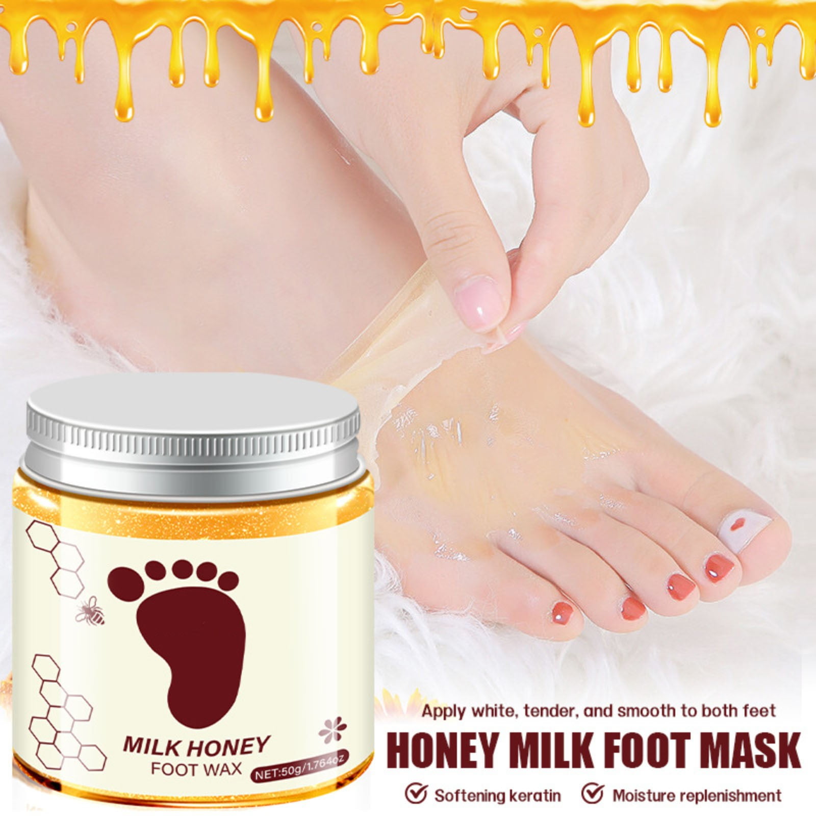 Hand Moisturizing Mask, Milk Honey Exfoliating Moisturizing Lightening ...