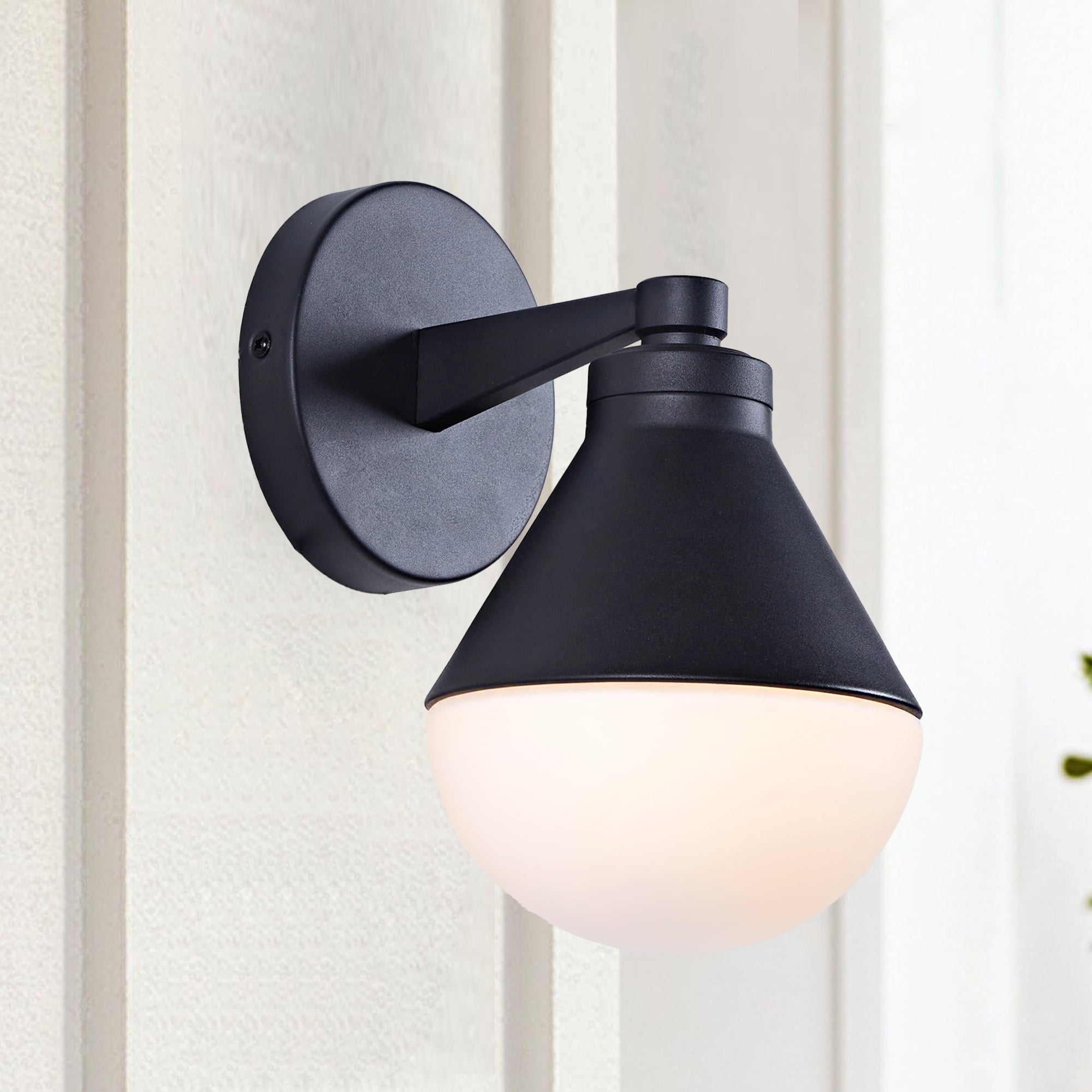 Milk Industrial Geometric Glass Sconce Wall Sconce for Indoor,Wall ...