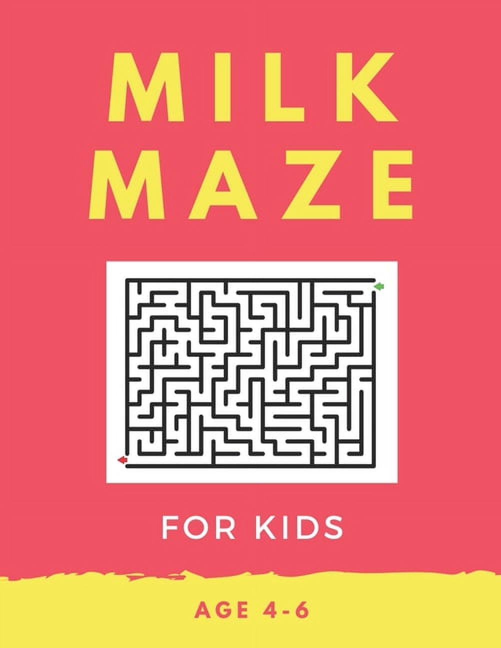 Milk Maze For Kids Age 4-6 : 40 Brain-bending Challenges, An Amazing ...