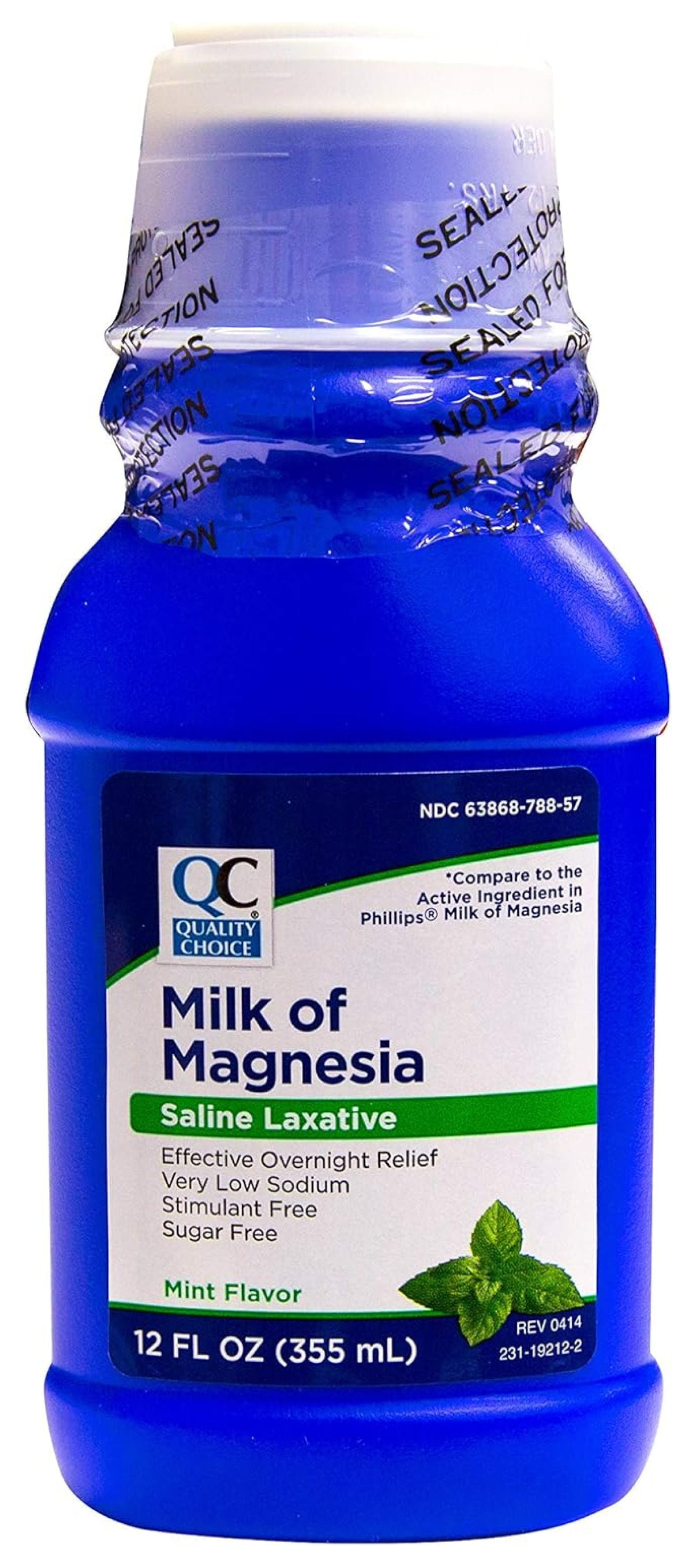 Milk Of Magnesia Mint Flavor 12 Fl Oz (Pack of 6) - Walmart.com