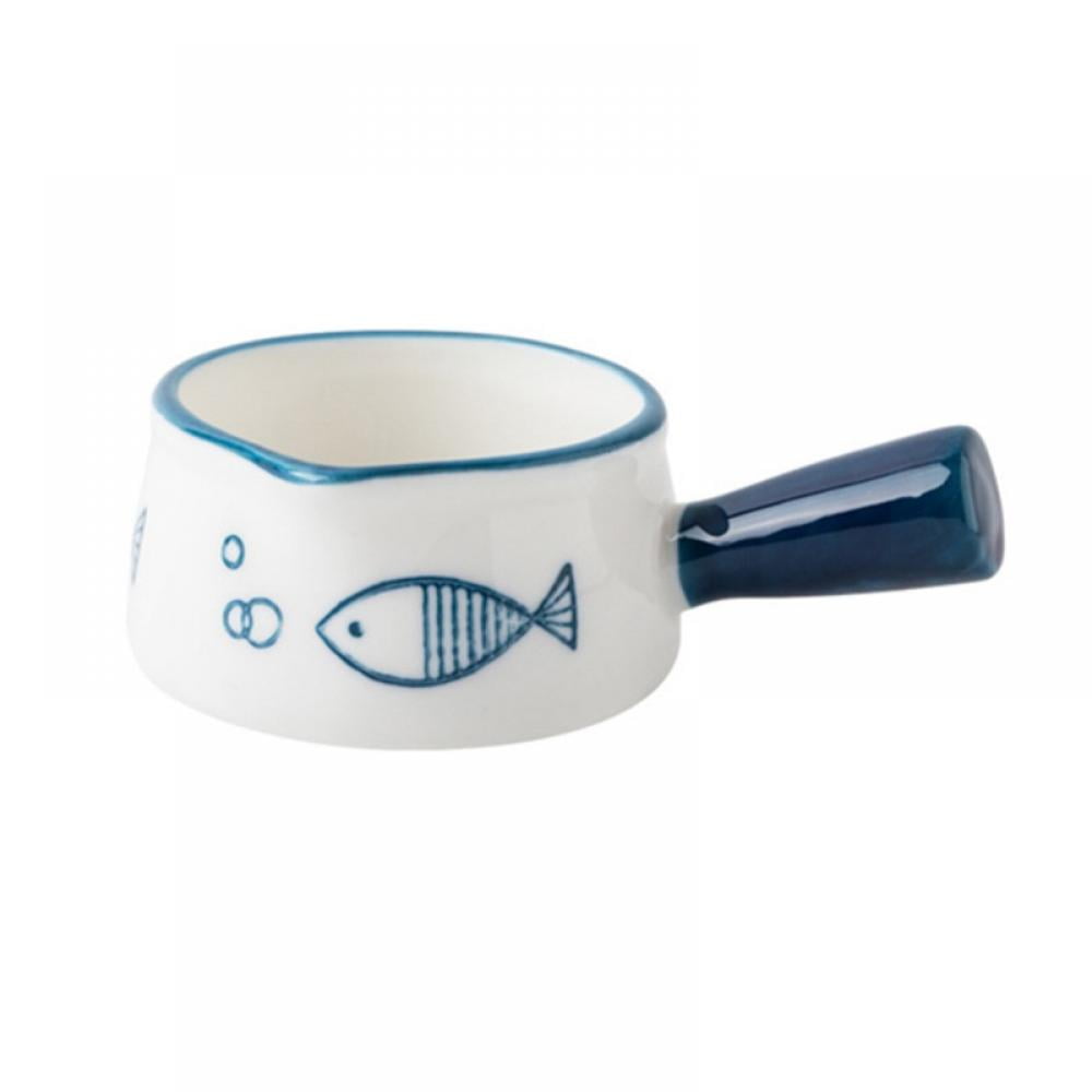 Milk Pan Butter Warmer Ceramic Coating Pot Non-Stick Microwaveable ...