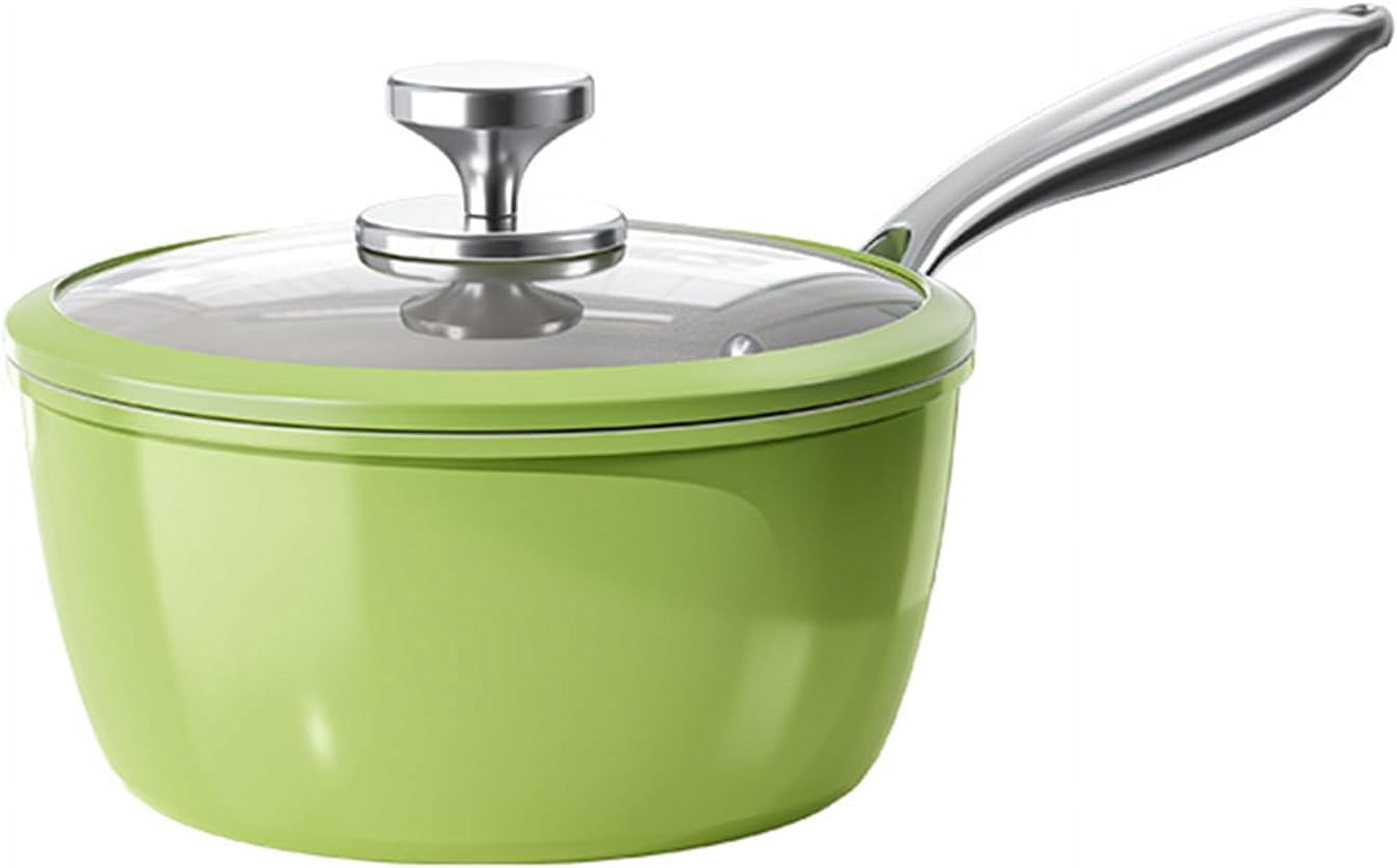 Milk Pan Saucepan with Lid, 2 Qt Baby Complementary Food Pot with Stay ...