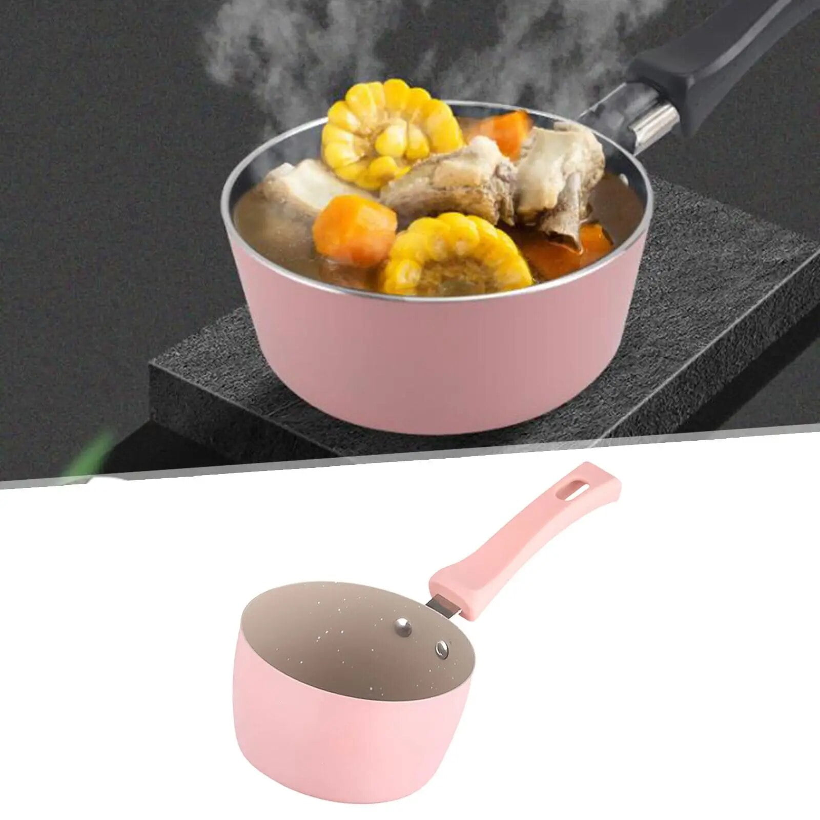 Milk Pan Thickened Small Saucepan for Stove Top Induction Cooker ...