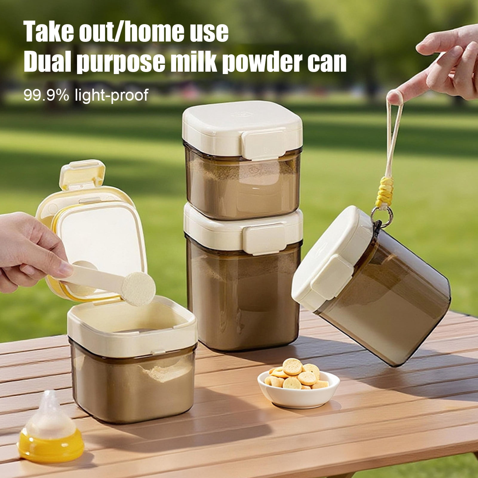 Milk Powder Can with Spoon Separation Design Triple-Sealed Moisture ...