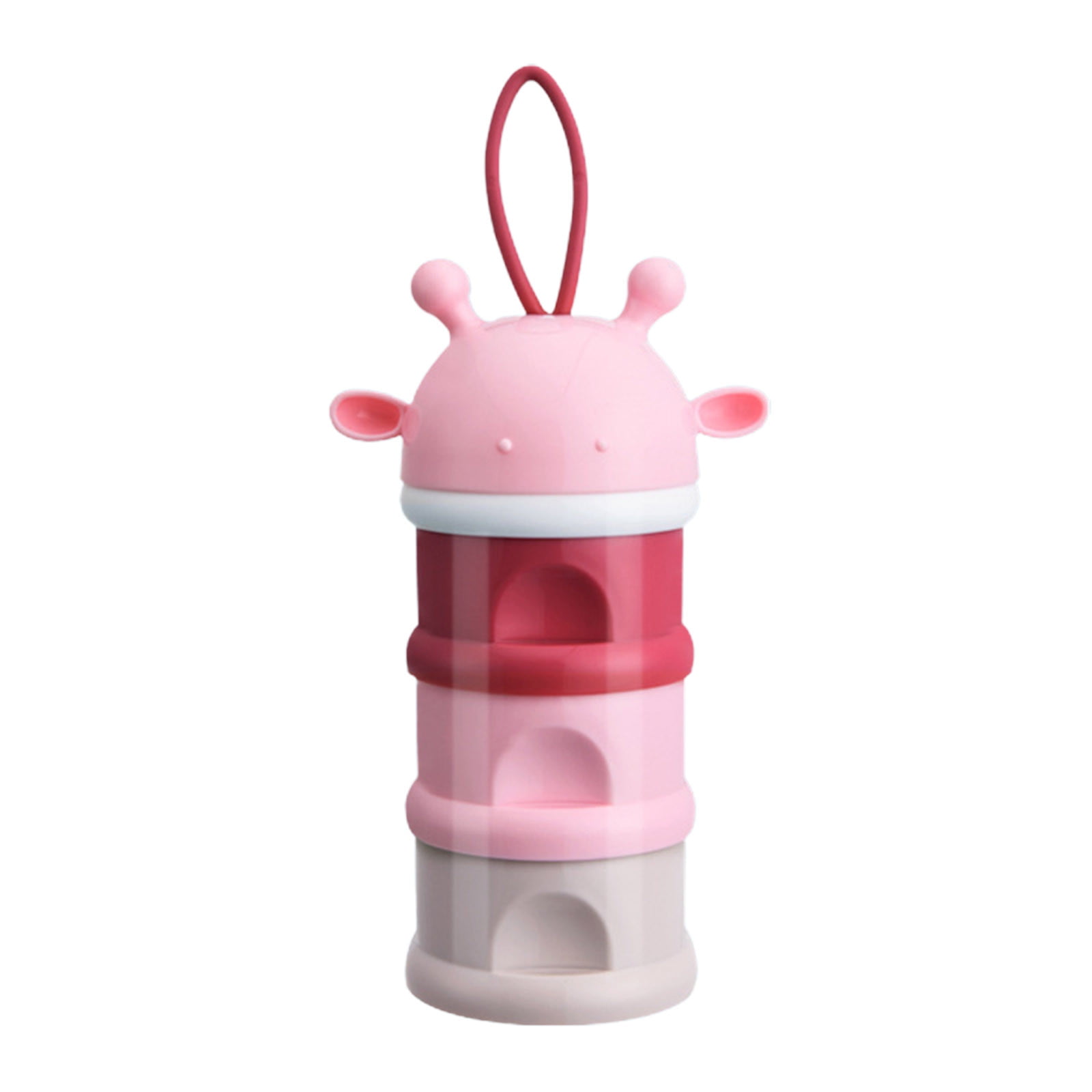 Milk Powder Dispenser, Stackable Milk Powder Container, 4-Tier Portable ...
