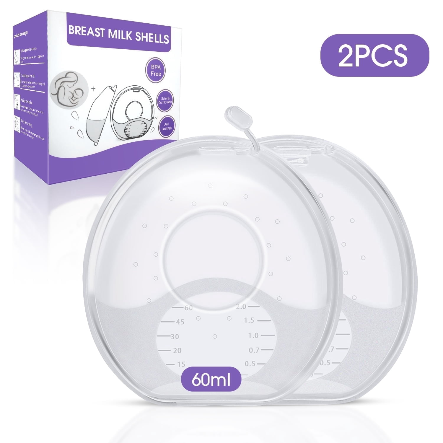 Leak-Proof Milk Saver for Breastfeeding, Collects 2 Bahrain | Ubuy