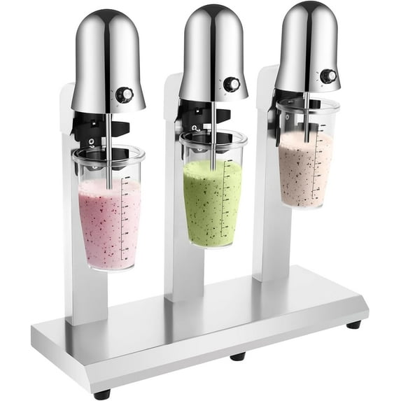 Milk Shake Maker, 110V 180W Commercial Stainless Steel Shake Machine ...