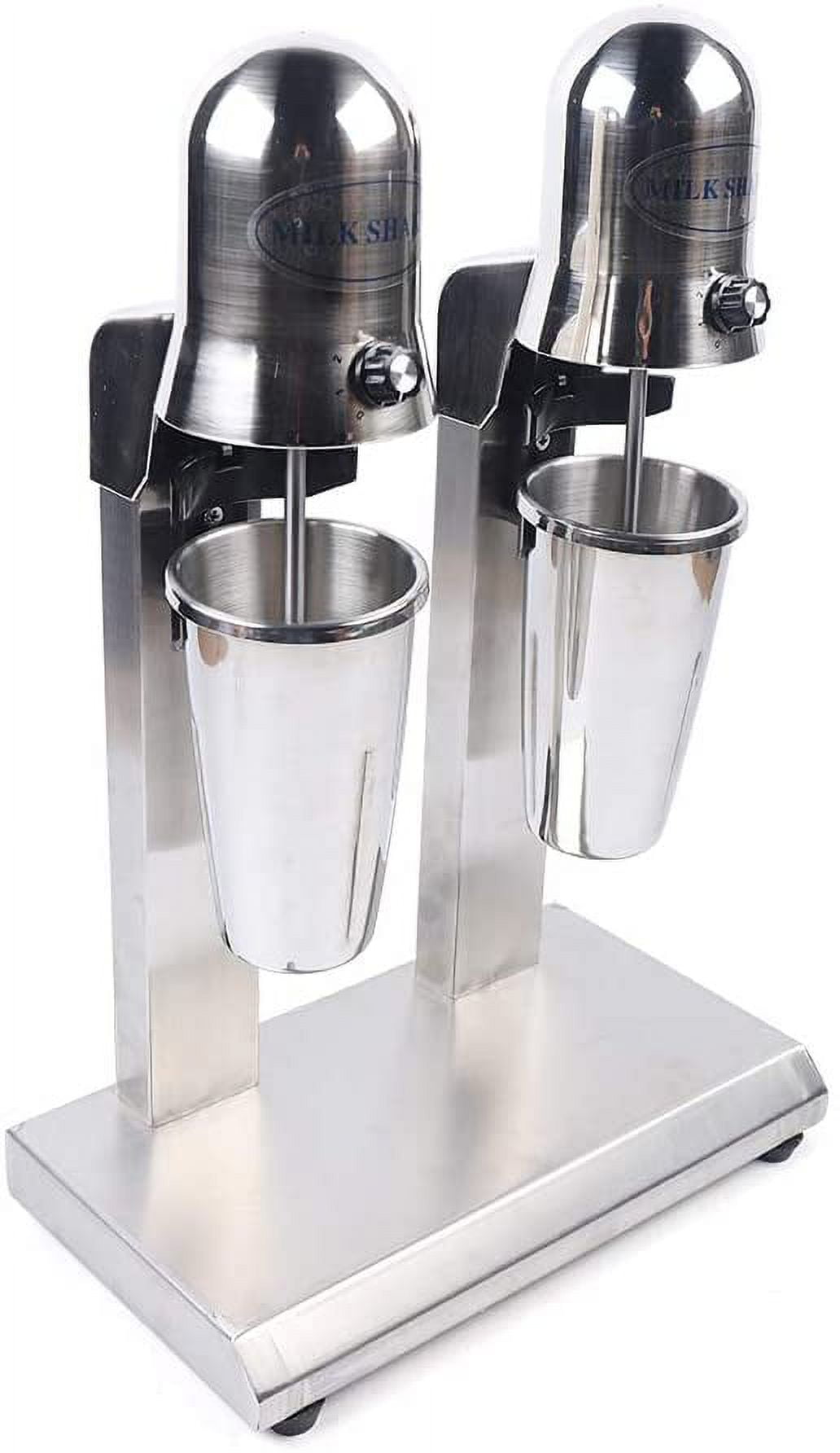 Milk Shake Maker, 110V 560W Commercial Dual Head Stainless Steel ...