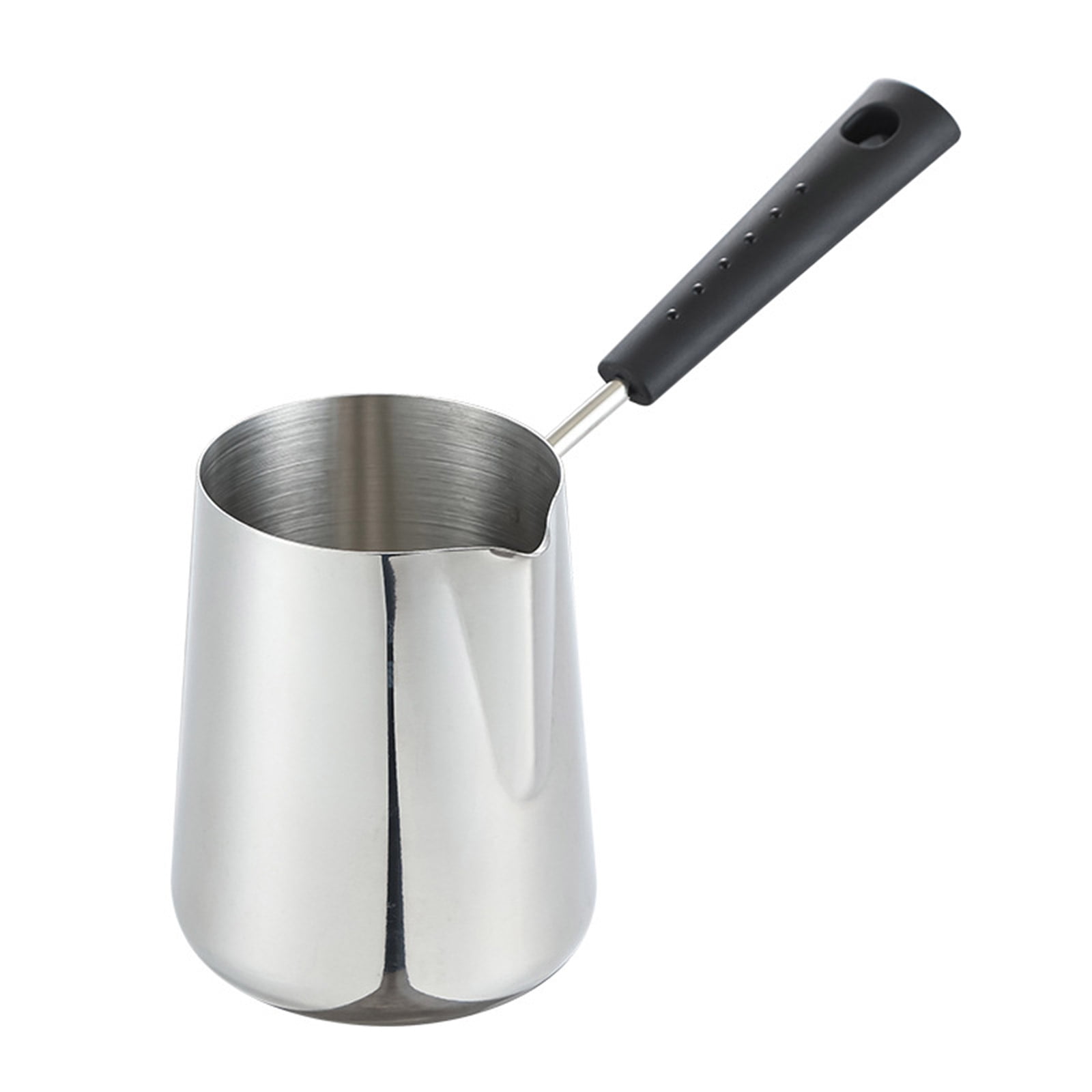 Milk Steaming Frothing Pitcher Stainless Steel Nonstick Milk Jug Pull ...