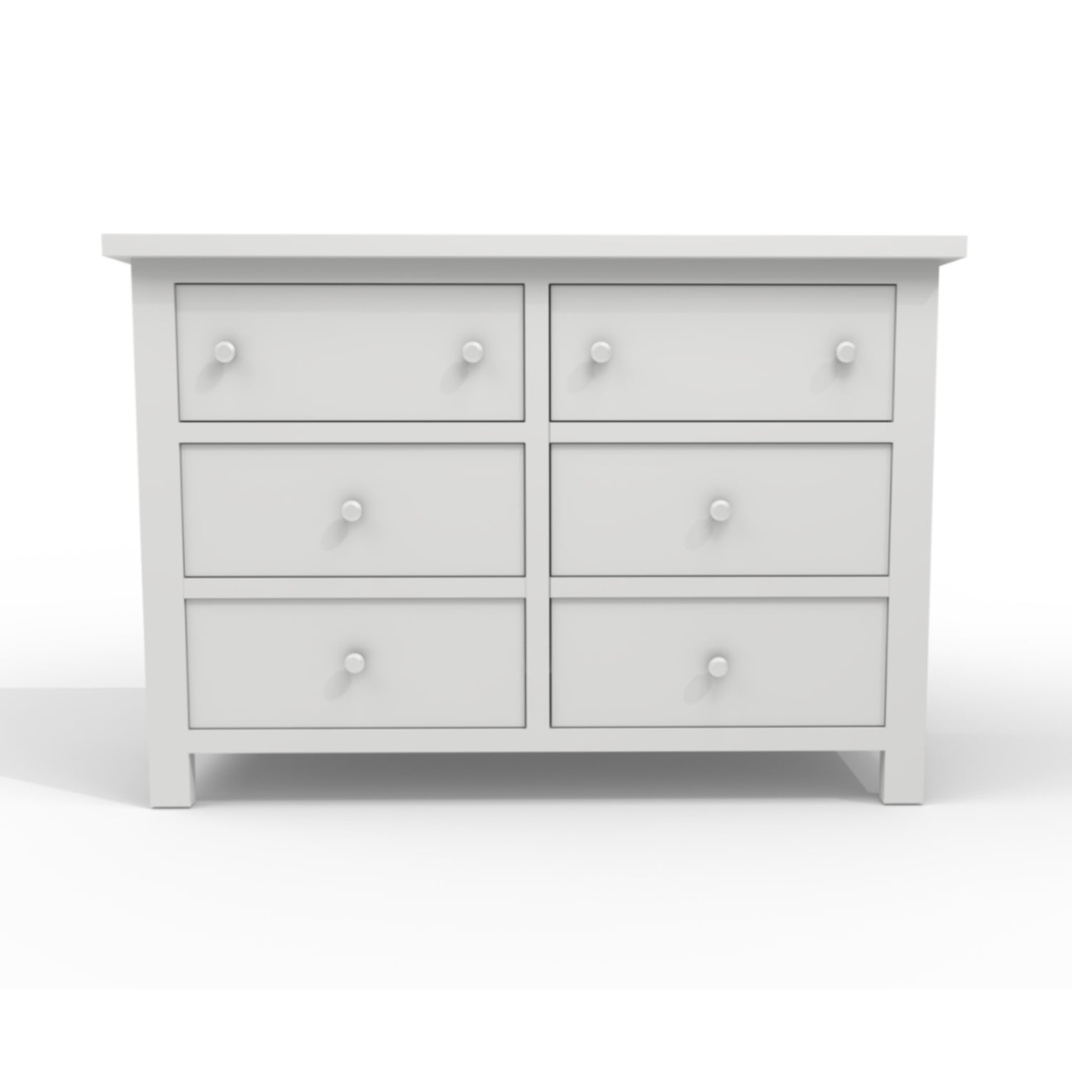 Milk Street Baby Branch Double Dresser in Snow GREENGUARD GOLD ...
