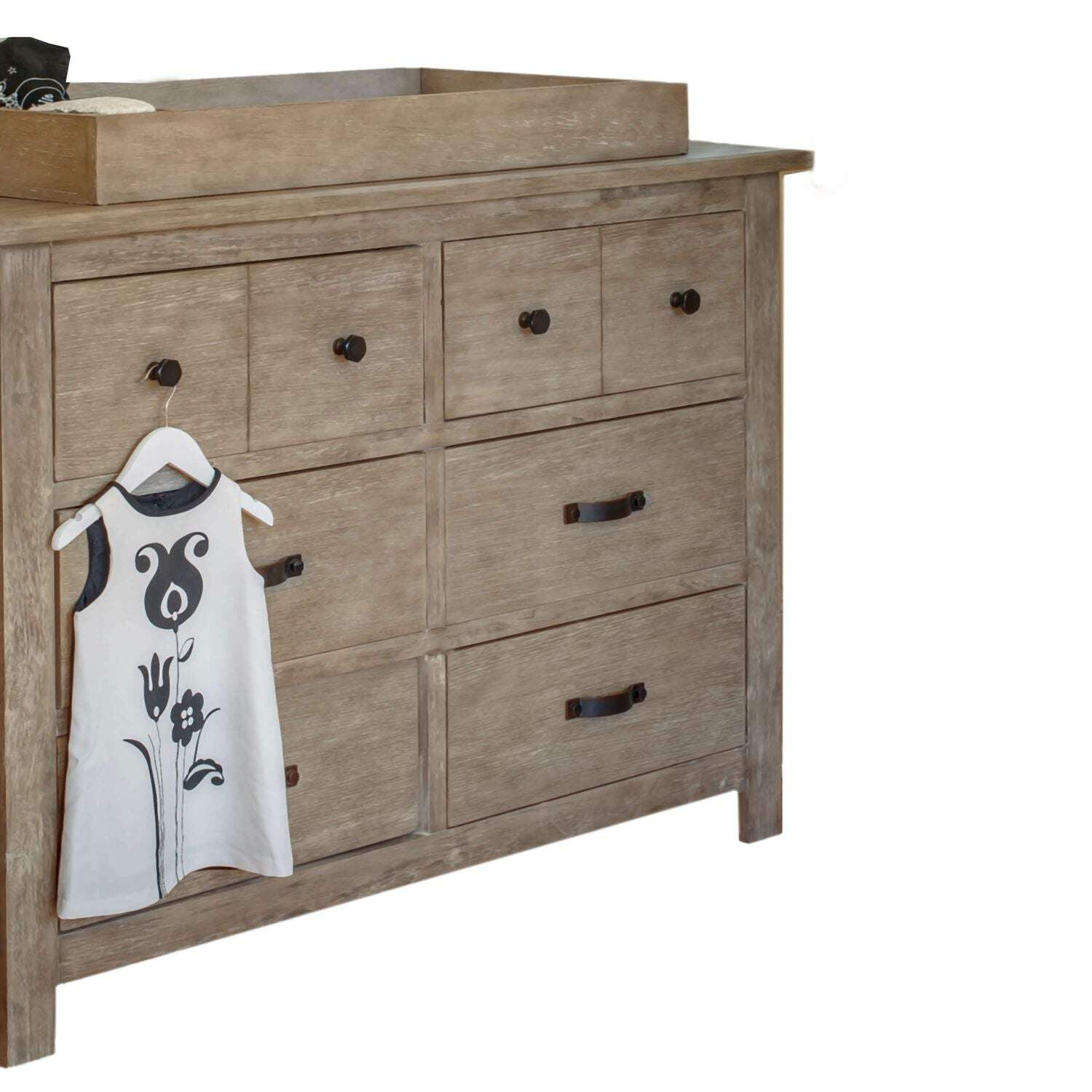 Milk Street Baby Relic 6-Drawer Dresser in Fossil GREENGUARD GOLD ...
