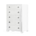 Milk Street Baby True Tall Chest 5-Drawer Dresser in Snowstorm ...
