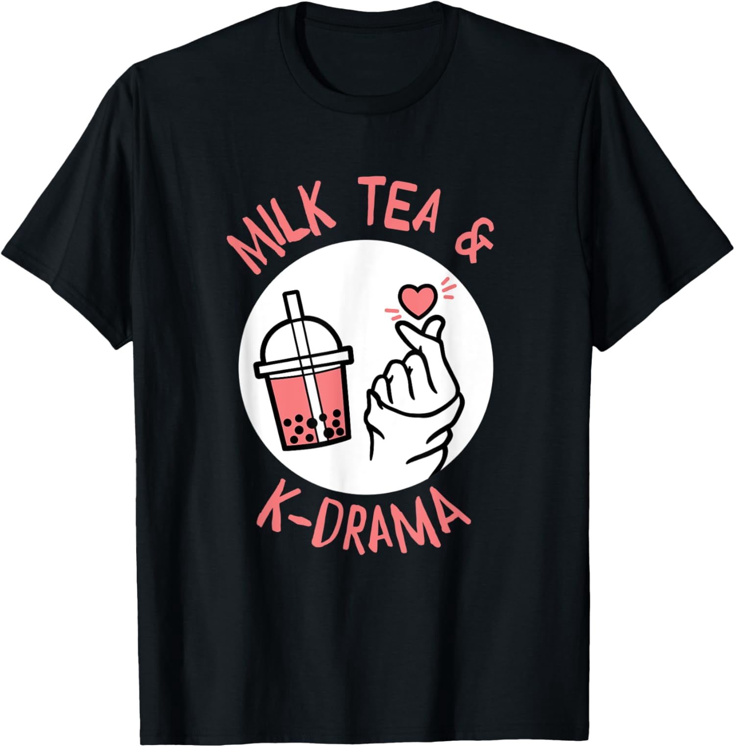 Milk Tea And K-Drama Favorite Genre and Drink T-Shirt - Walmart.com