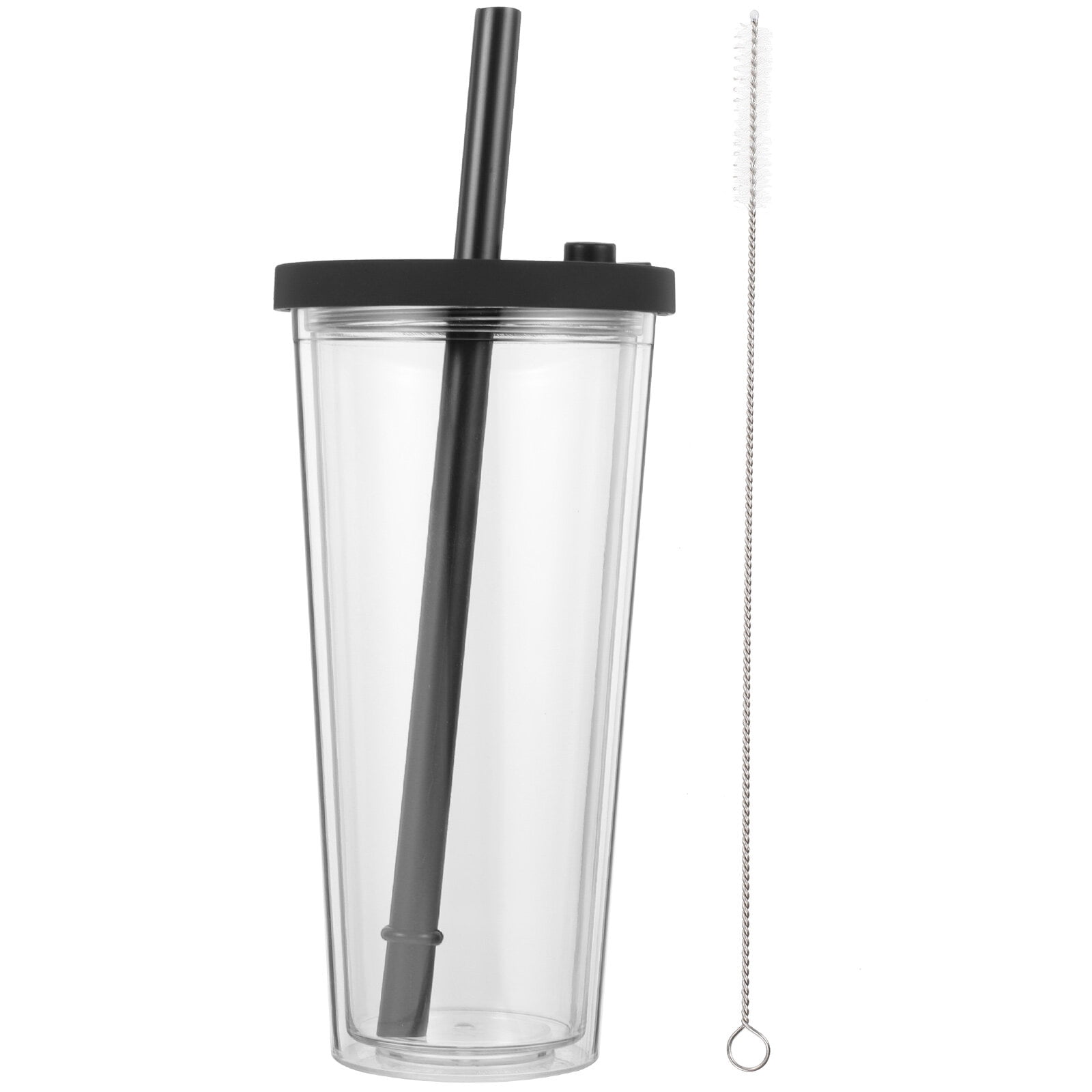 Milk Tea Cup Drinking Glasses Water Creative Beverage Cold Drinks Plastic Travel